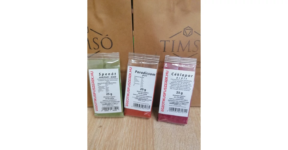 Élelmiszer - Timsó